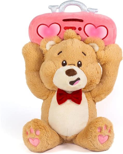 Cuddle Barn Be Mine Beary Animated Cute Soft Valentines Day Love Bear With