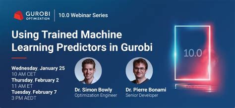 Machine Learning Predictors Gurobi Optimization Gurobi Optimization