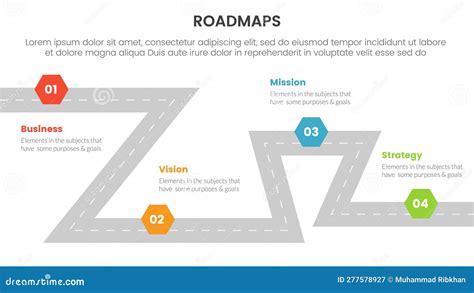 Business Roadmaps Process Framework Infographic 3 Stages With Meandered Roadway And Light Theme