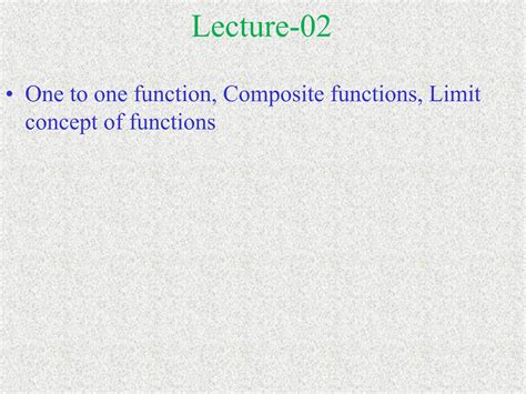 Solution Lecture 02 Functions And Composite Functions In Engineering