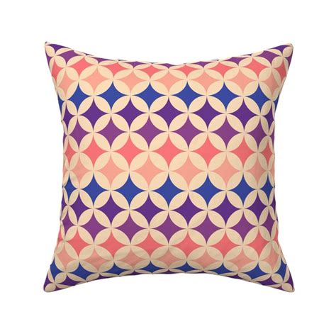 Geometric Pattern Circle Nested Fabric Spoonflower