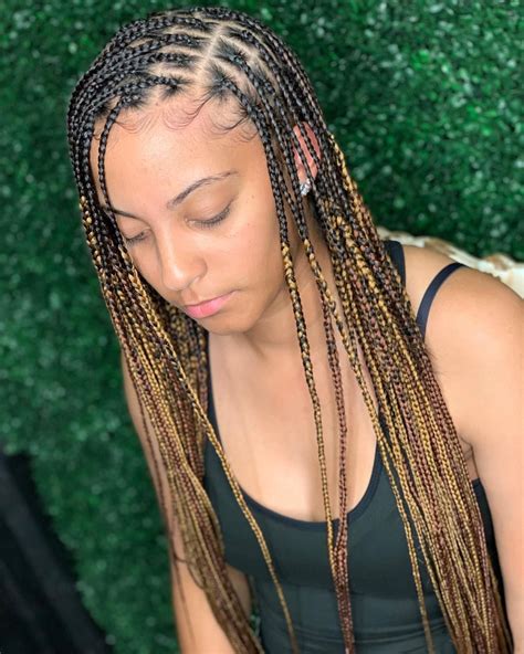 50 Box Braid Hairstyles Worth Trying This Year Thrivenaija Box Braids Hairstyles Box Braids