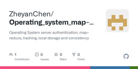 Github Zheyanchenoperatingsystemmap Reduce Operating System Server Authentication Map
