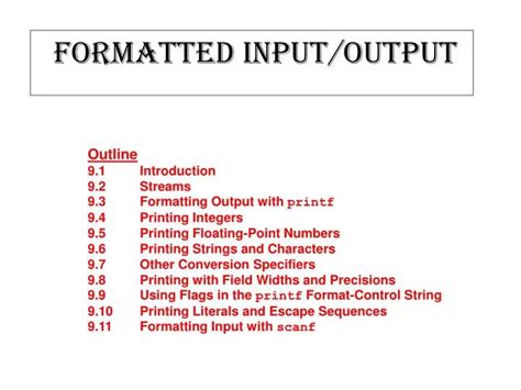 Ppt Formatted Inputoutput Powerpoint Presentation Free Download