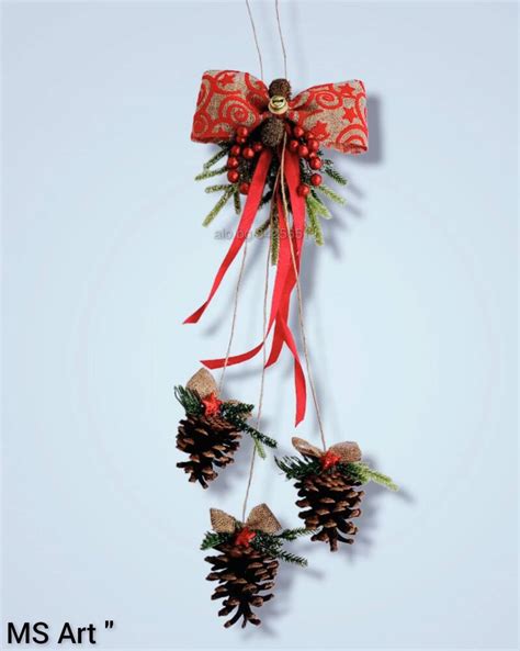 Висяща Коледна декорация ” Празнични украса Ръчно изработени Коледна украса” Коле