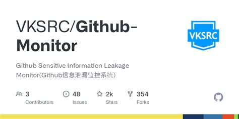 Github Vksrcgithub Monitor Github Sensitive Information Leakage