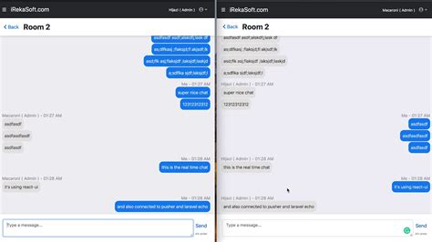 Chat Sample Using Laravel Laravel Echo Pusher React Chat Ui Youtube