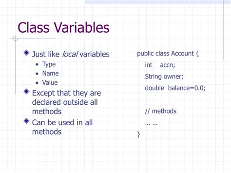Ppt Cs202 Java Object Oriented Programming Introduction To Classes