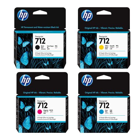 Kit De Tintas Hp 712 Plotter Peru