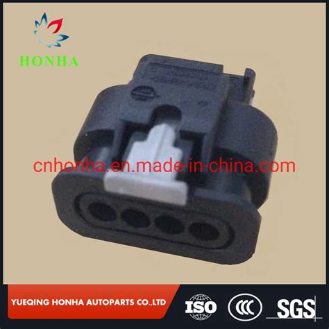 VW Tyco 4 Pin Female Waterproof Map Sensor Connector Auto Connector And 4 Pin Connector