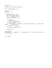 A Py Question Filename Input Enter Filename File Open Filename R ScoreList LastId