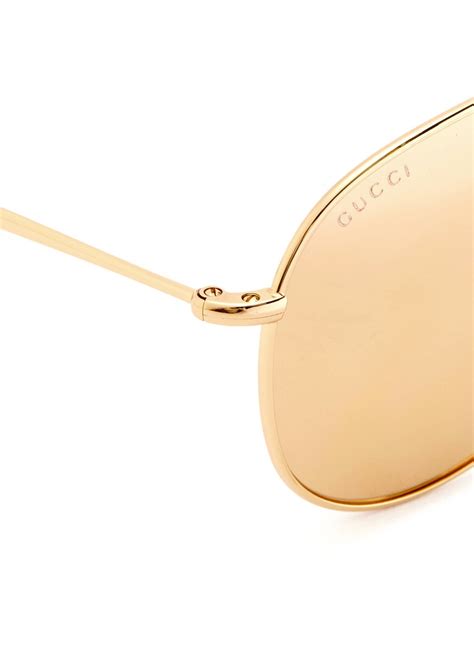 Gucci Aviator Sunglasses With Bamboo