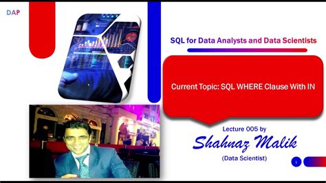 005 Sql For Data Analysts And Data Scientists Sql Where Clause With