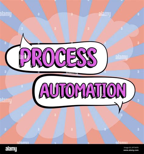 Text Showing Inspiration Process Automation Word Written On The Use Of Technology To Automate
