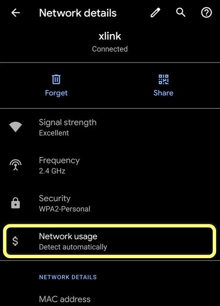 How To Set Wi Fi Network As Metered Or Unmetered On Android