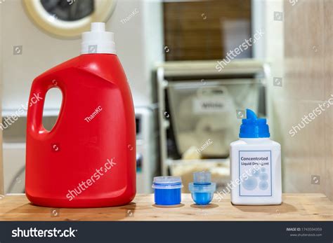 Comparison Regular Concentrated Laundry Liquid Detergent Stock Photo 1743594359 Shutterstock