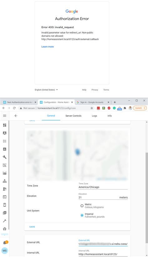 Nest Authentication Error In Logs Configuration Home Assistant Community