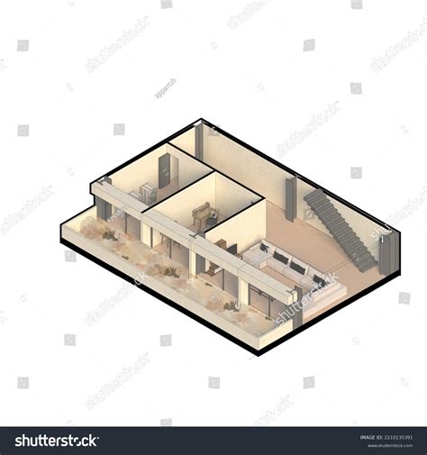 Isometric Schemes Renders 3d Architectural Projects Stock Illustration 2210135391 Shutterstock