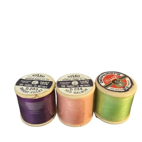 Vintage Sylko Thread X 3 News