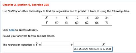 Solved Chapter 2 Section 6 Exercise 205 Use Statkey Or