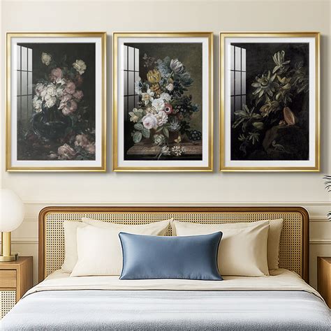 Wildon Home® Vintage Floral Print Lxxix Custom Framed Premium Print W