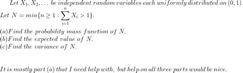 Solved Let X1x2 Be Independent Random Variables Each