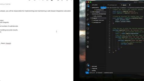 How To Solve A Definite Integral Using Javascript Nodejs Youtube