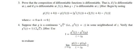 How To Prove Differentiable Functions Tzxptr