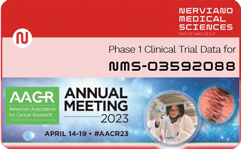 Nerviano Medical Sciences Announces Phase 1 Clinical Trial Data For Nms