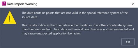 Data Import Warning When Importing Dem Civil 3d Surface With Os Gb