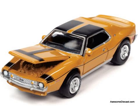 Johnny Lightning 1 64 1971 Amc Javelin Amx Orange