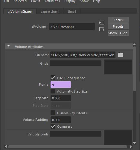 Grids Not Showing When I Import The Vdb In Maya 2022 Autodesk Community