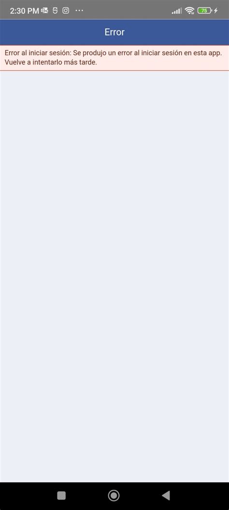 error when logging on facebook firebase on android stack overflow