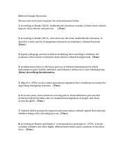 124 Sample Midterm Questions Midterm Sample Questions Choose And Circle Your Response For Each