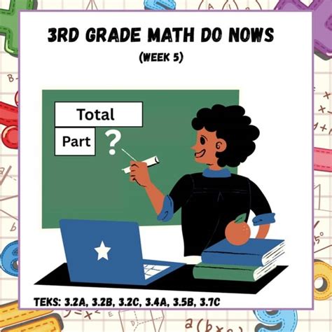 3rd Grade Math Do Nows Bell Ringers For Week 5 By The Striped Apple
