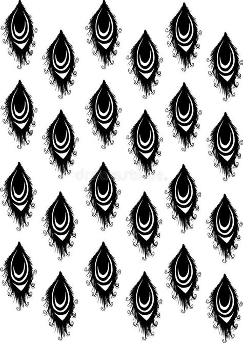 Vector Illustration Of Pattern Peacock Stock Vector Illustration Of