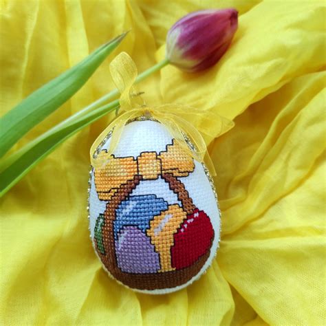 Великденско яйце с бродерия Handmasters Bg