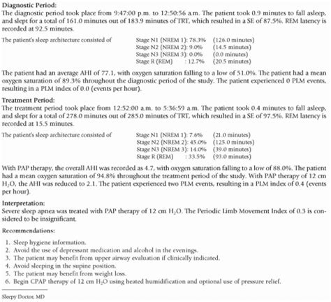 Generating The Polysomnography Report Neupsy Key