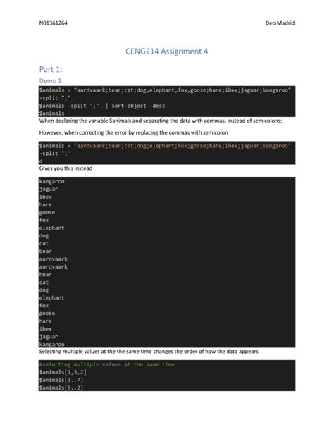 Powershell Scripting Assignment Ceng214