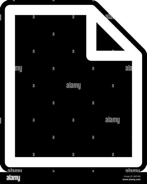 File Icon Black Vector Illustration Stock Vector Image Art Alamy