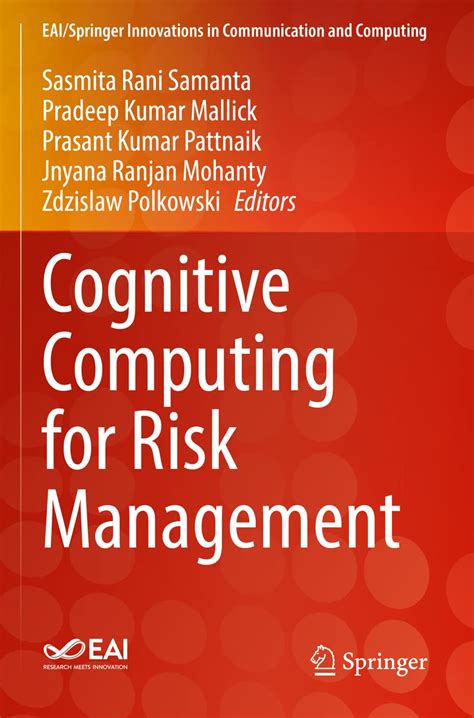 Buy Cognitive Computing For Risk Management Eai Springer Innovations In Communication And