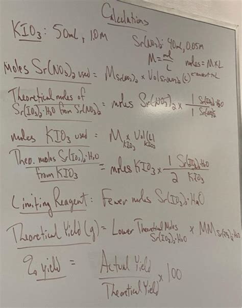Solved I Need Help Finding The Limiting Reagent Theoretical