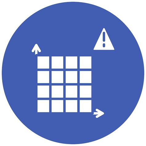 Premium Vector Risk Matrix Vector Illustration Style