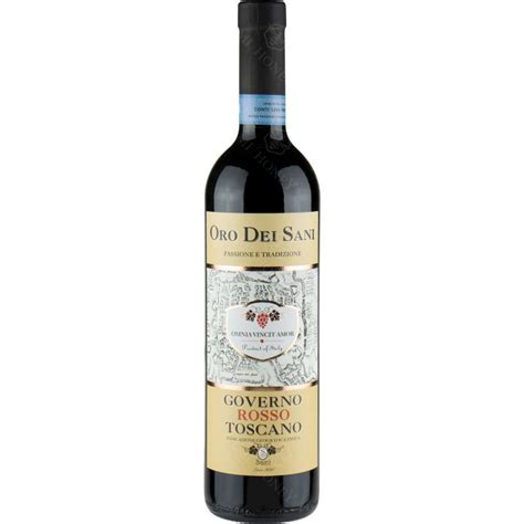 Wino Oro Dei Sani Governo Rosso Toscano IGT 2016 750 ml