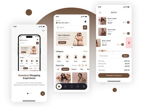 Fashion E Commerce App UI Clothing Store App UIUX On Behance