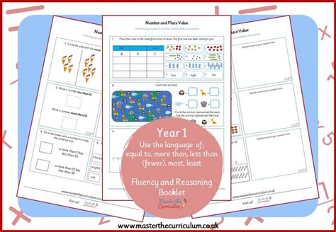 Using Place Value Language Fluency And Reasoning Booklet Master The