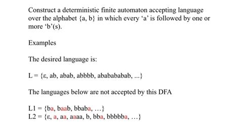 solved construct a deterministic finite automaton accepting