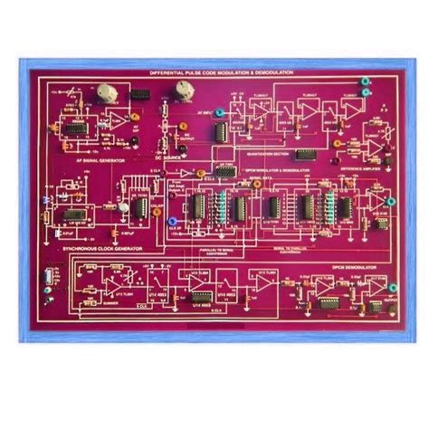 Analog Differential Pulse Code Modulation Demodulation Trainer Board For Laboratory At ₹ 19434