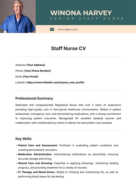 Free Medical CV Templates To Edit Online And Download