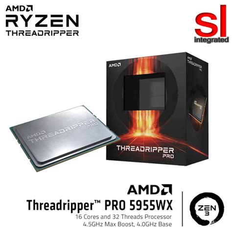 Amd Ryzen Threadripper Pro 5955wx 16 Cores 32 Threads Desktop Processor Lazada